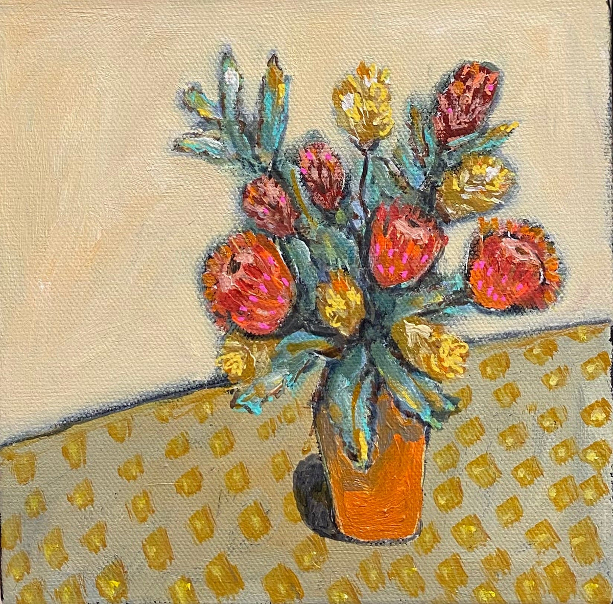 The Orange Vase - Karen Gray – Clayfire Gallery