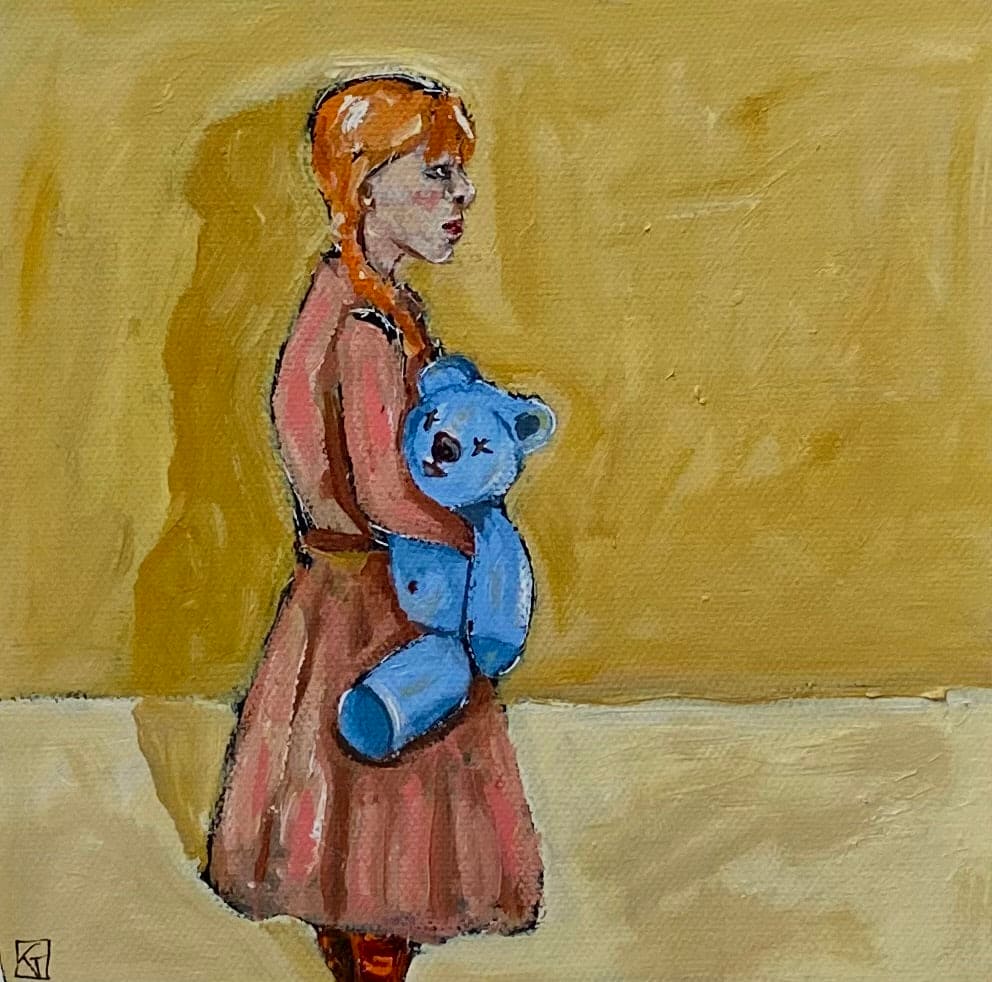 Blue Ted- Karen Gray – Clayfire Gallery
