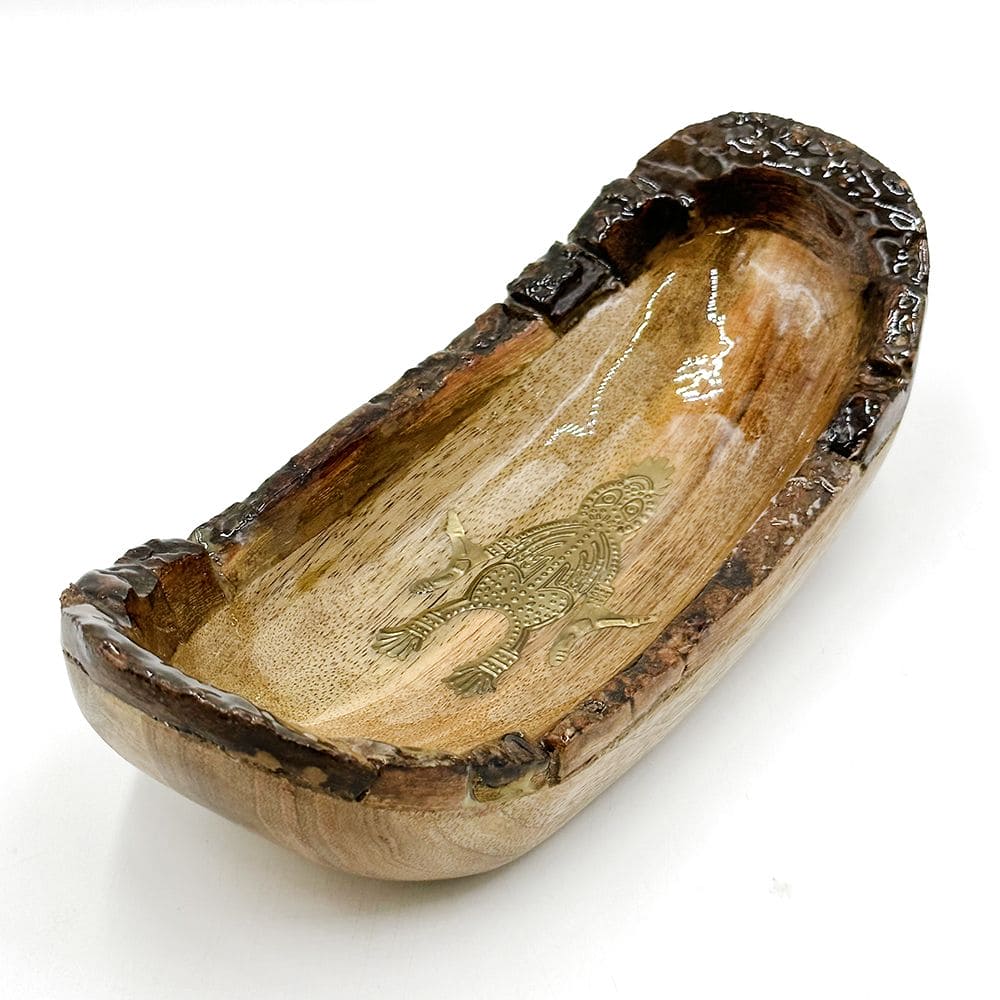 Wooden Boat Bowls - indigenous Designs – Clayfire Gallery by Dunbarlo Home