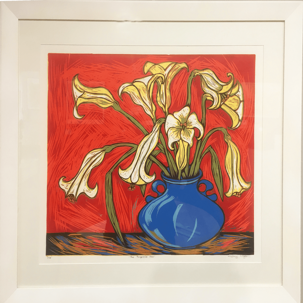 Turquoise Vase - Gerry Knight - Clayfire Gallery